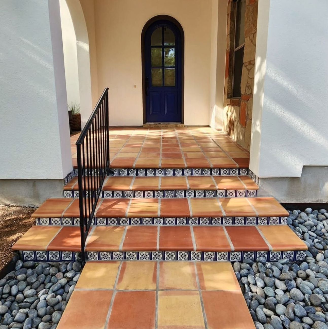 Smooth Satin Saltillo Coping Tile 12x12 – Handmade Edge Terracotta ...