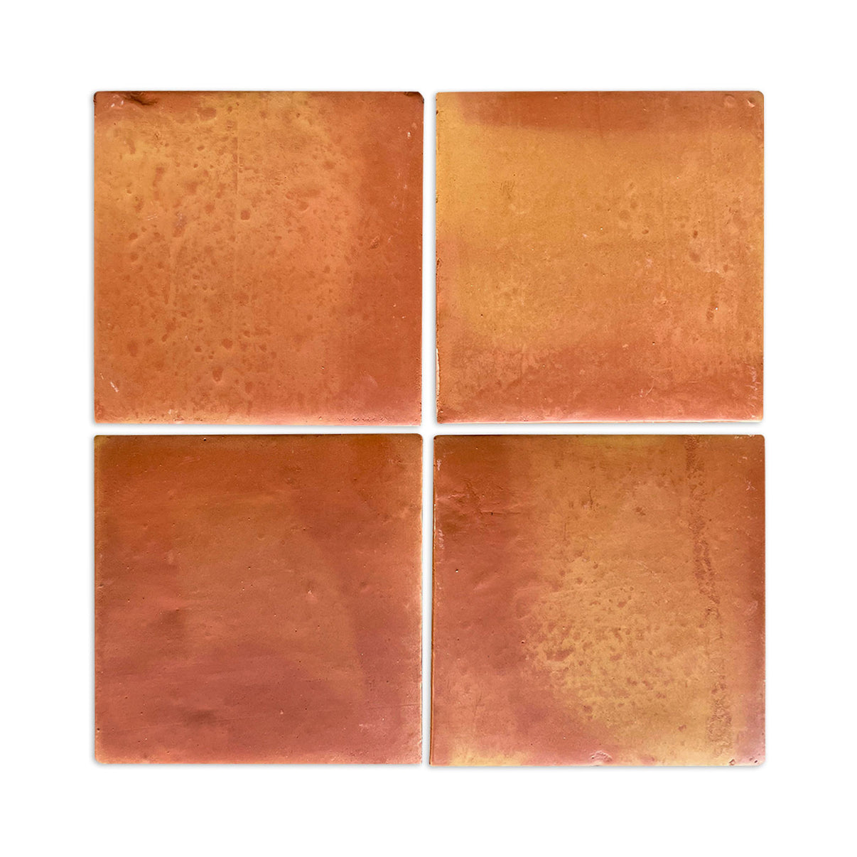 Smooth Satin 6x6 – Handmade Satin Saltillo Tile | Clay Imports