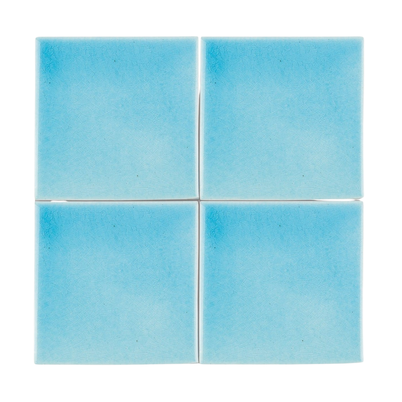 Square Aqua Crackle 6"x6" l Square Tile l Clay Tile l Low Maintenance ...