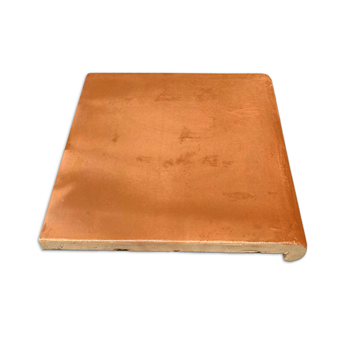 Terracotta Coping Smooth Gloss 12" x 12" - Clay Imports