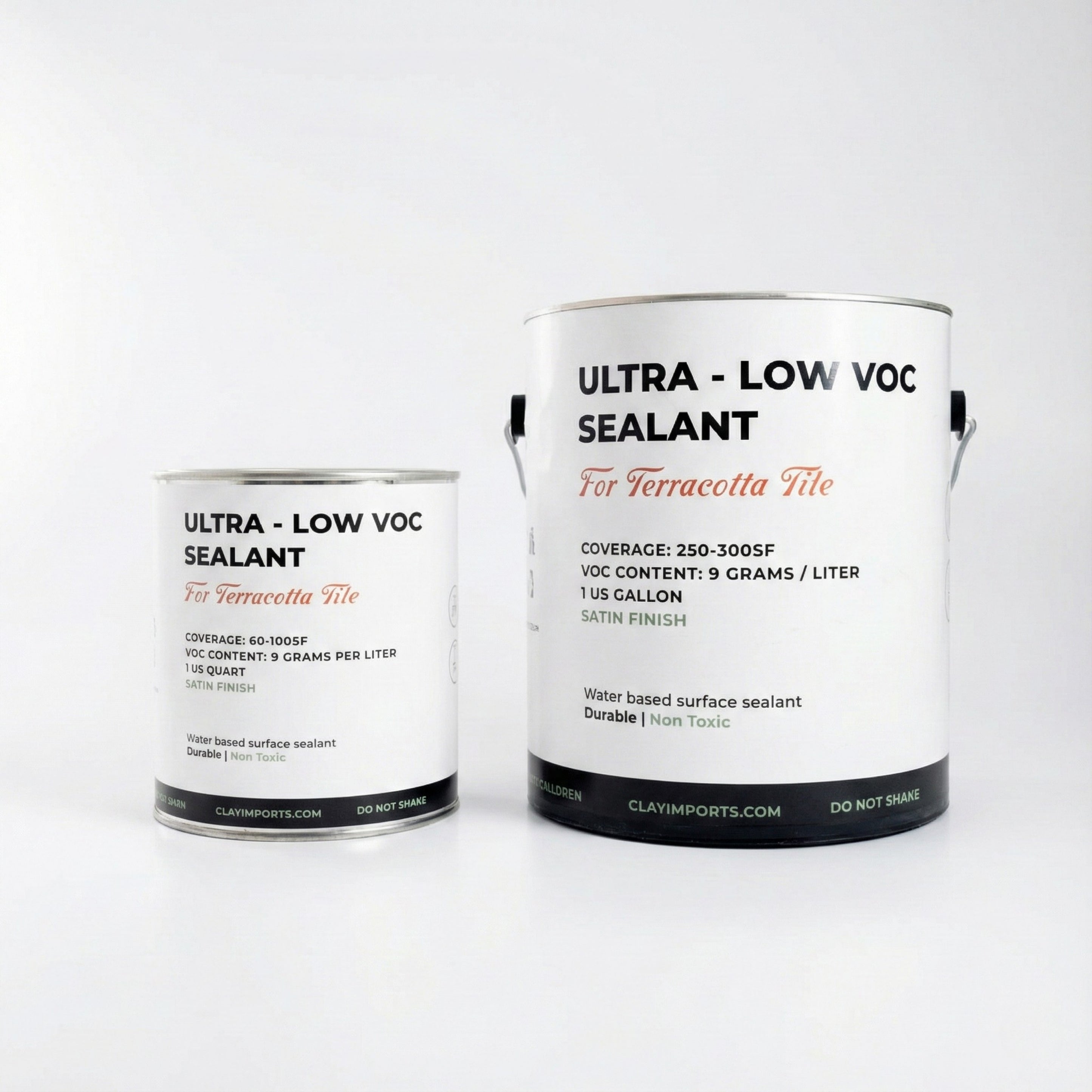 Ultra-Low VOC Satin Sealer | Non-Toxic Tile Protection – Clay Imports