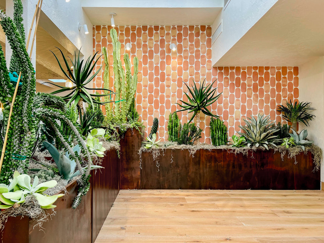 Texas Penny 8" – Matte Round Saltillo Tile | Clay Imports