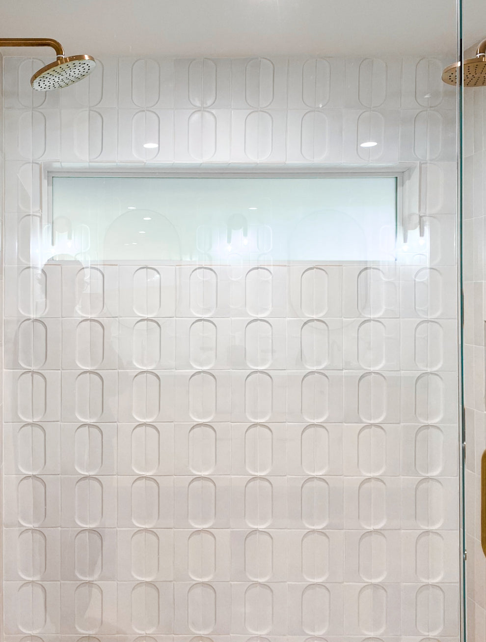 Oval Chalk 4"x8" l Dimensional Tile l Clay Tile l Low Maintenance Tile ...